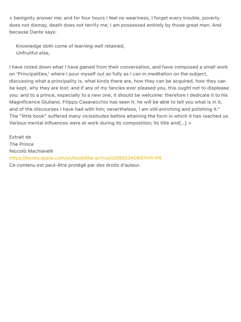 « benignity answer me; and for four hours I feel no weariness, I forget ...