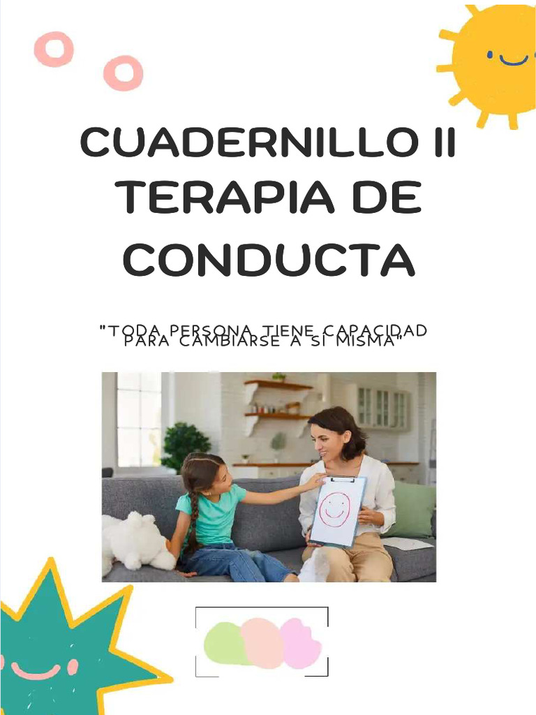 Cuadernillo II de Terapia de Conducta-Salida | PDF