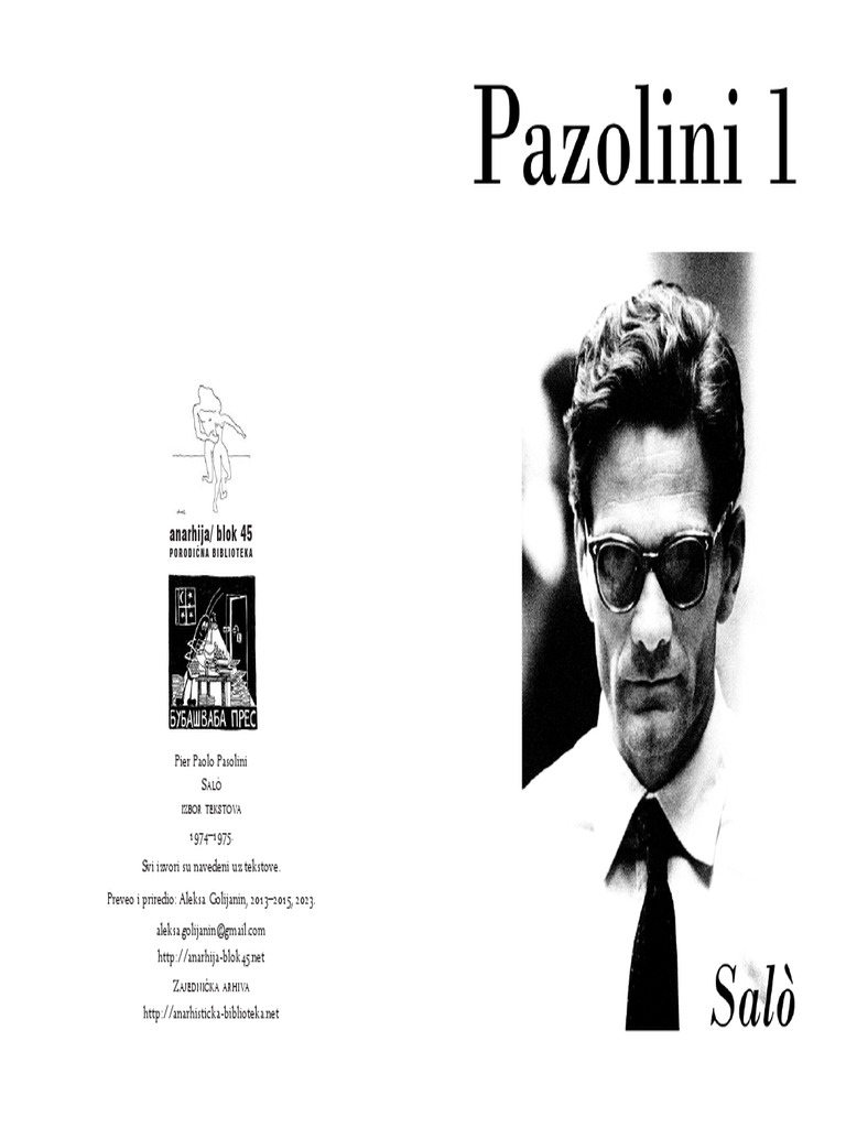 Pasolini 1 Salo | PDF