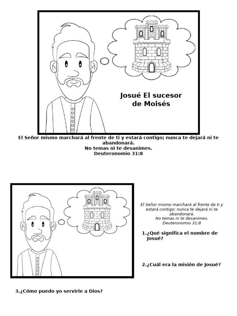 Josue sucesor de Moisés | PDF
