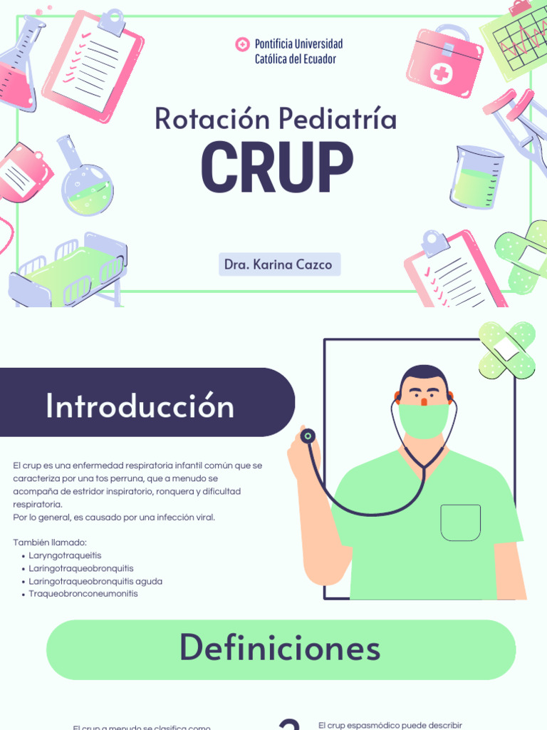 Guía sobre el Crup en Pediatría | PDF | Tos | Medicina