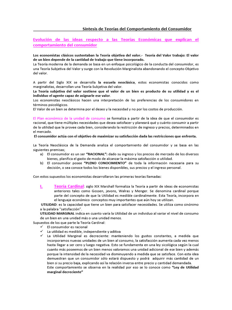 Unidad 4 Teoria Del Comportamiento | PDF | Utilidad | Racionalidad