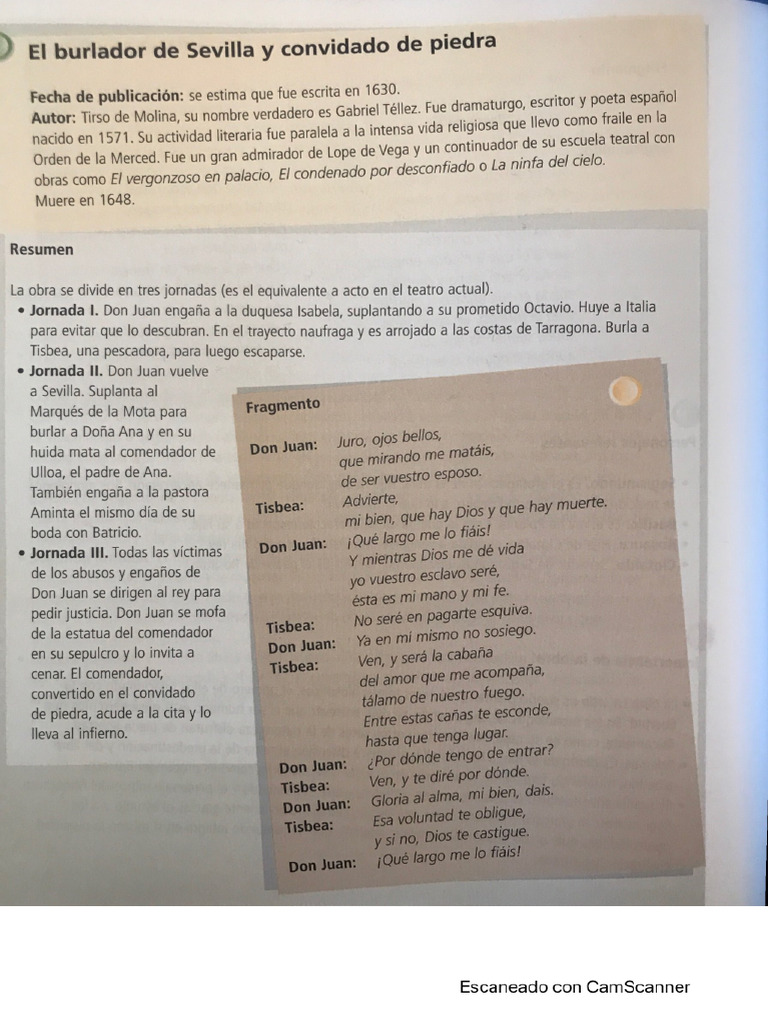 El Burlador de Sevilla | PDF