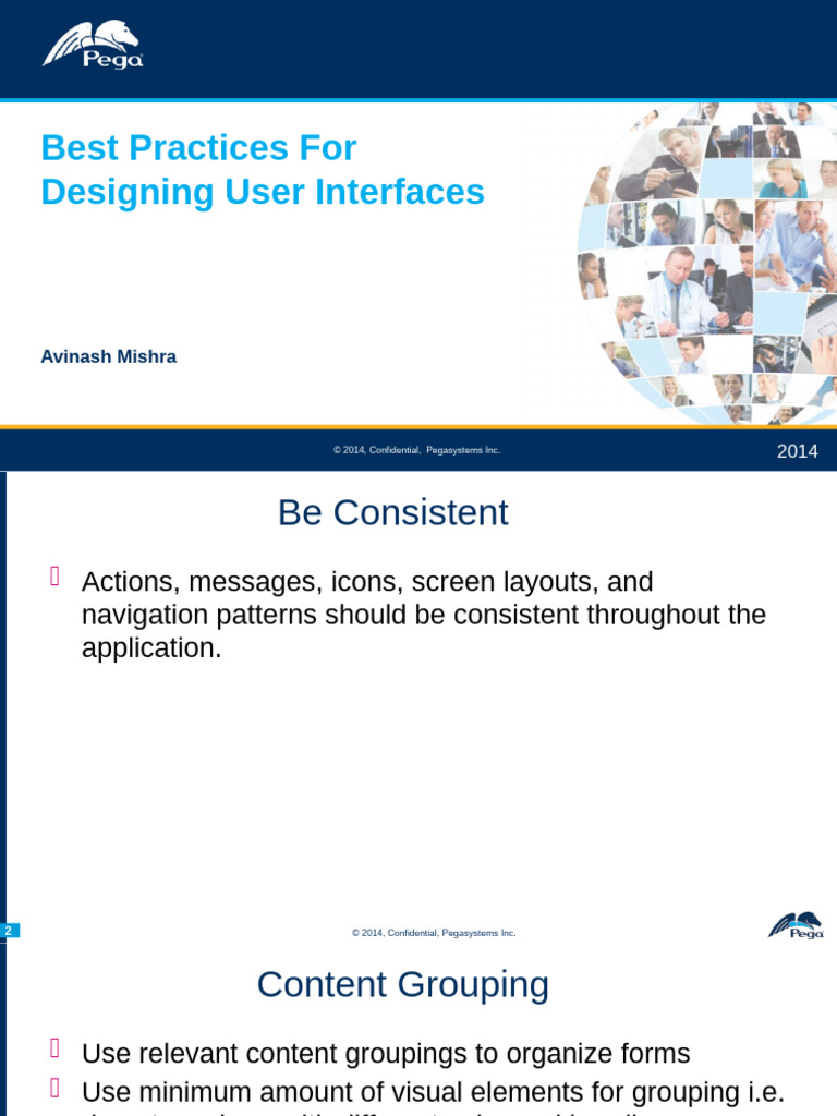 Pega Best Practices For Designing User Interfaces | PDF | Icon (Computing) | User Interface