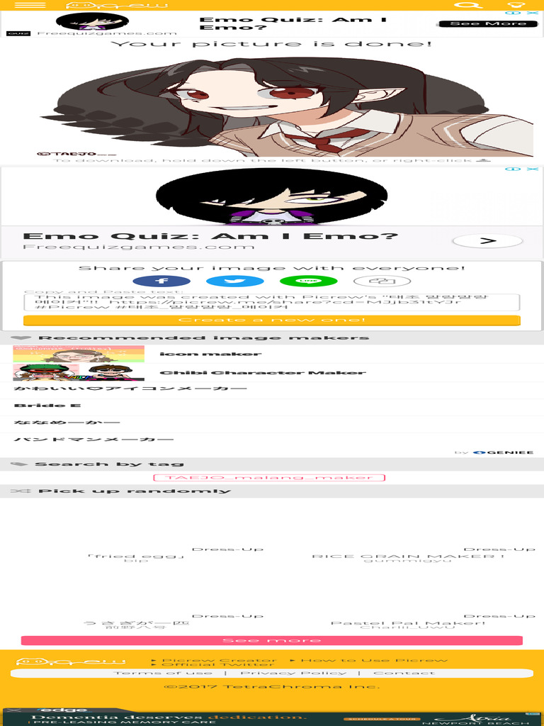 Picrew Image Sharing Guide | PDF