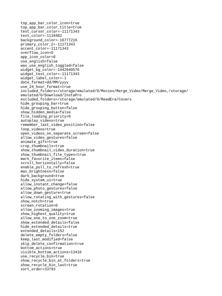Media App Configuration Settings | PDF | Imaging | Digital Technology