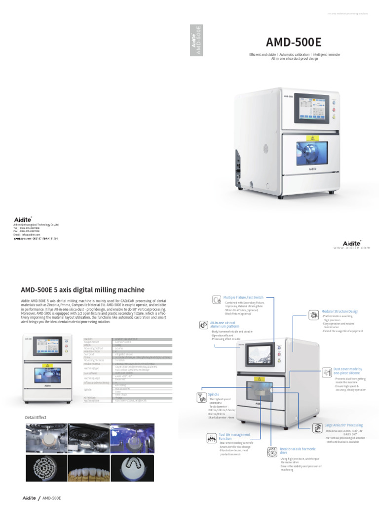 (105010) AMD 500E Brochure | PDF | Secondary Sector Of The Economy