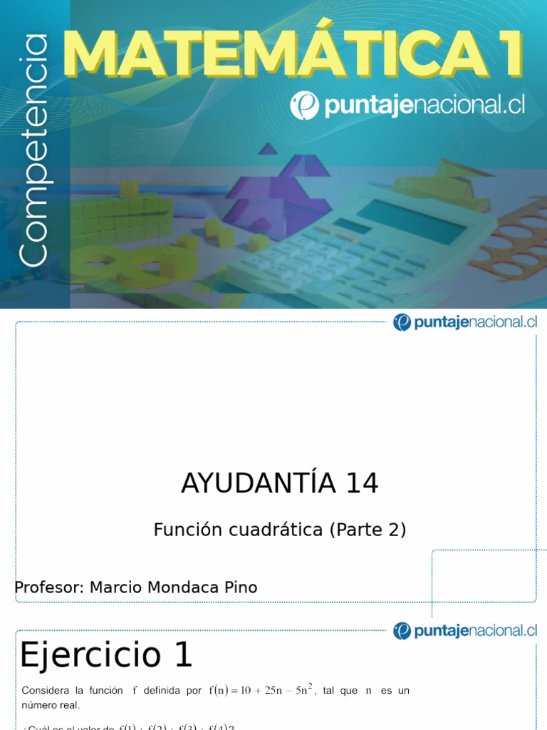 P 4 Funcion Cuadratica | PDF