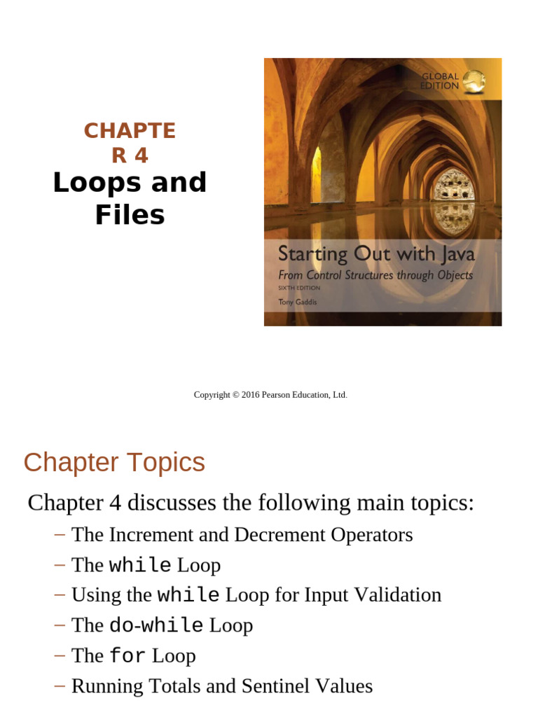 CSO Gaddis Java Chapter04 6ge | PDF | Control Flow | Computing