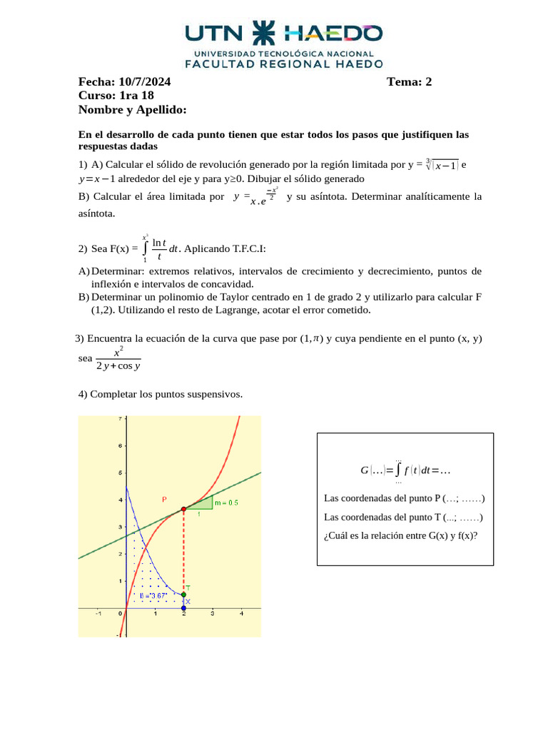 4to Parcial - Ejercicios | PDF