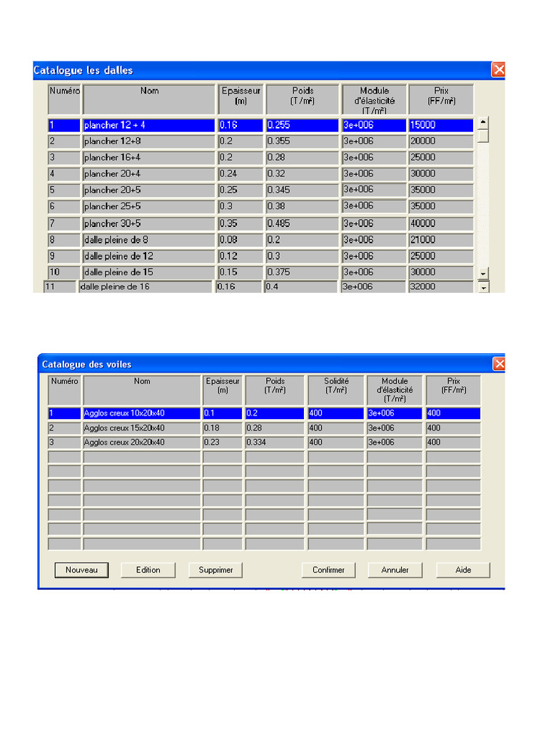 Paramètre Bibliothèque Dalles DDC À Jour ECAV | PDF