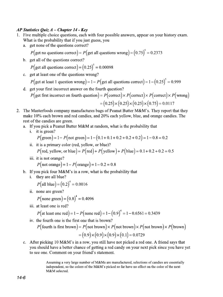 Day 1 - Handout - C14 Quiz a KEY | PDF