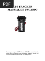 Manual Del Usuario GPS TRACKER ESPANOL | PDF | Telefonía móvil | Mensaje de texto