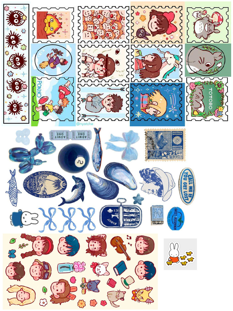Stickers Azul | PDF