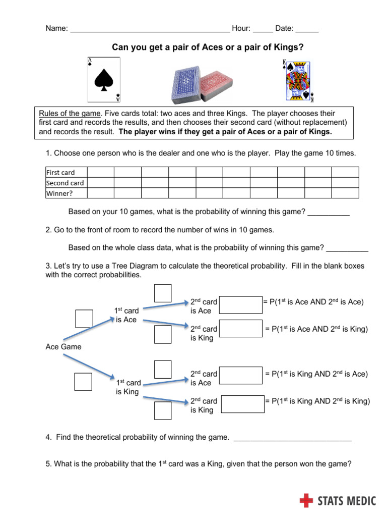 Stats Medic - Conditional Probability and Tree Diagrams | PDF ...