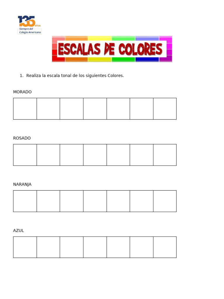 Escala Tonal de Colores | PDF