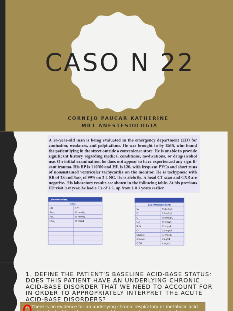 Caso n 22 | PDF | Intensive Care Medicine