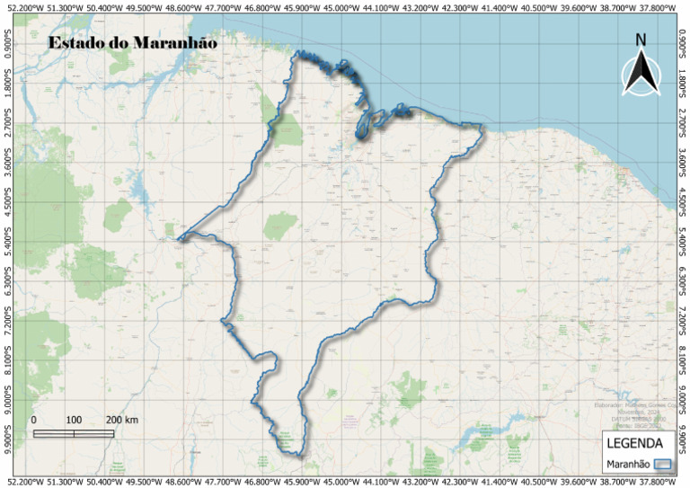 Mapa Do Maranhao PDF | PDF