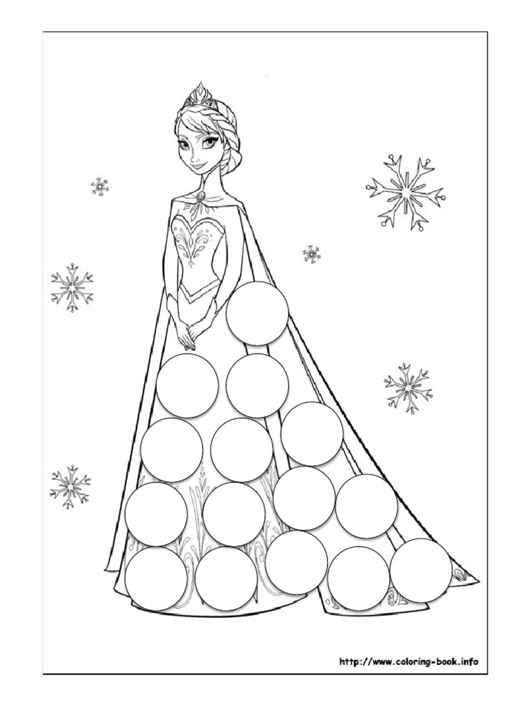 Elsa Dot Marker Page | PDF