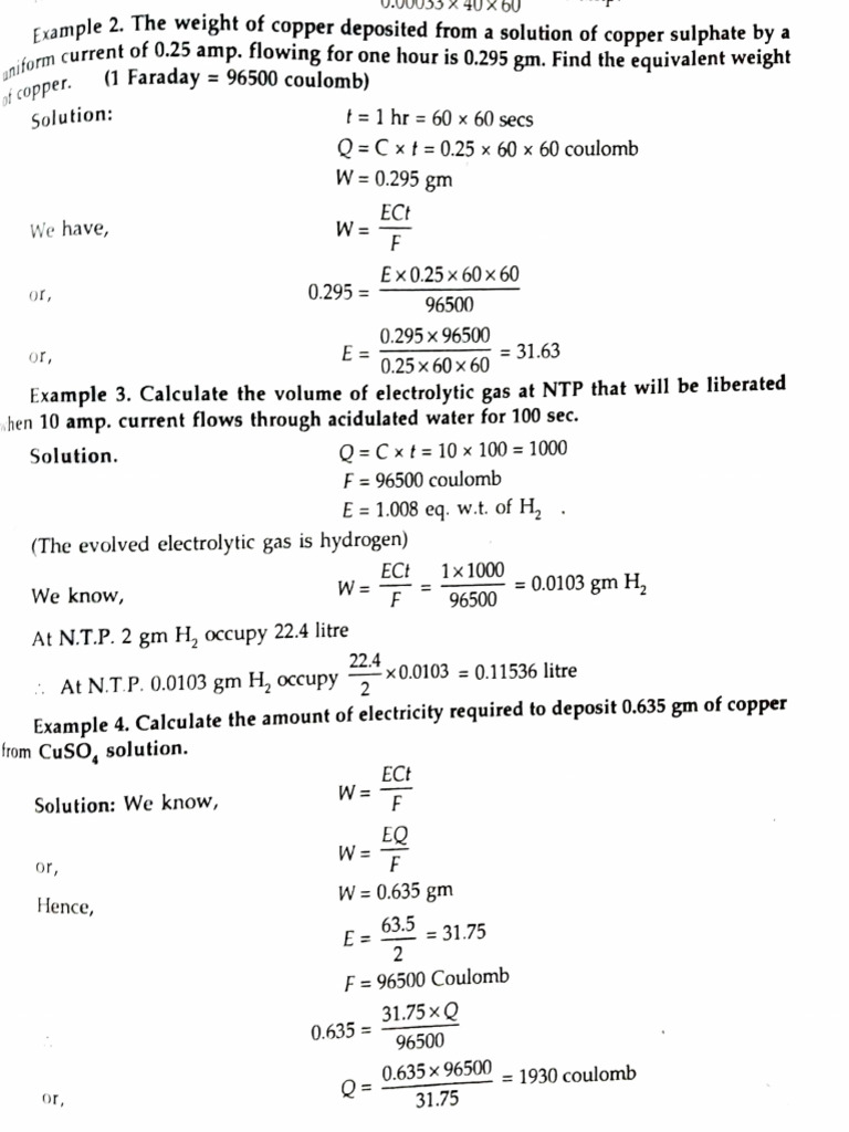 Numerical Problems, Electroplating, Electrorefining | PDF | Silver | Anode