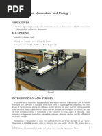 PHY 150 M7 Momentum Lab Report | PDF | Collision | Momentum