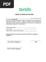 Driver Clearance Confirmation Letter | PDF | Career & Growth | Business