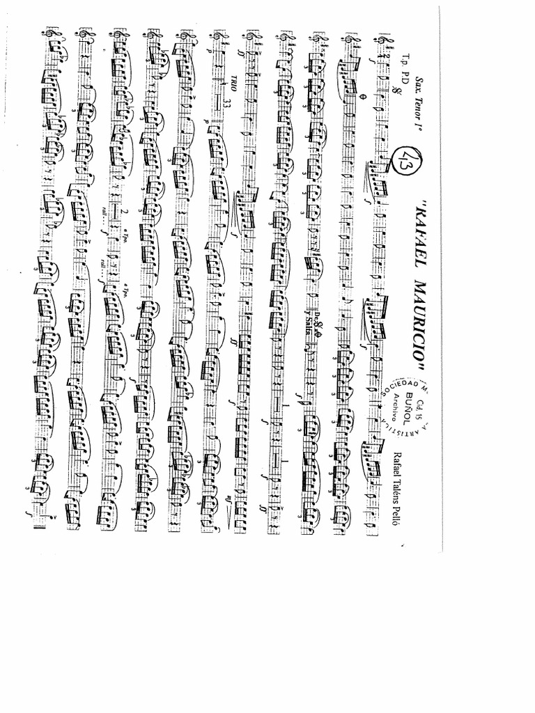 Pasodoble Rafael Mauricio | PDF