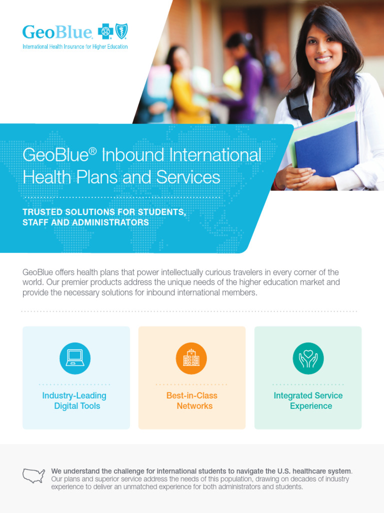 GeoBlue - Scholastic Inbound Sales Flyer - Nov21 | PDF | Health Care ...