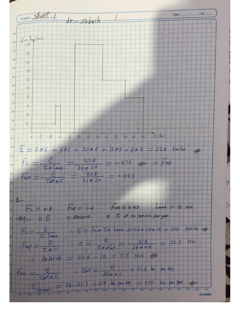 Sheet 1,2 Sobe7 | PDF