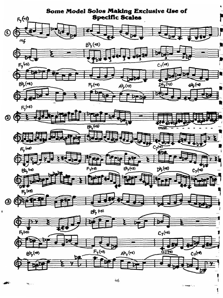 Blues Licks - Diminished Scales, Blues Scale | PDF