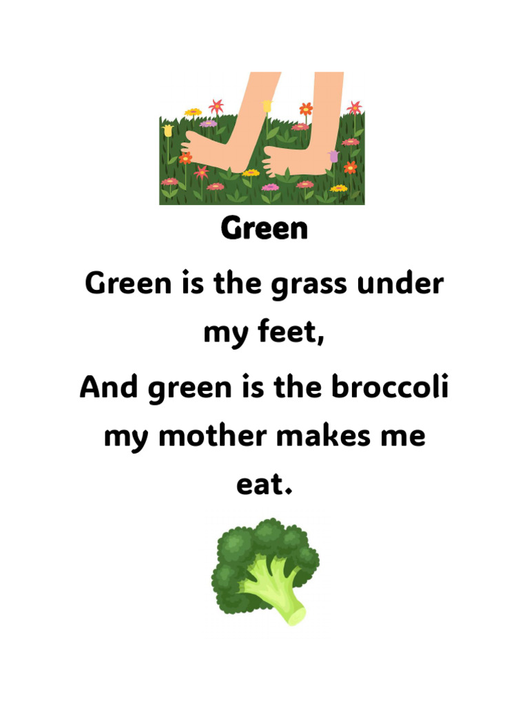 Green Poem | PDF
