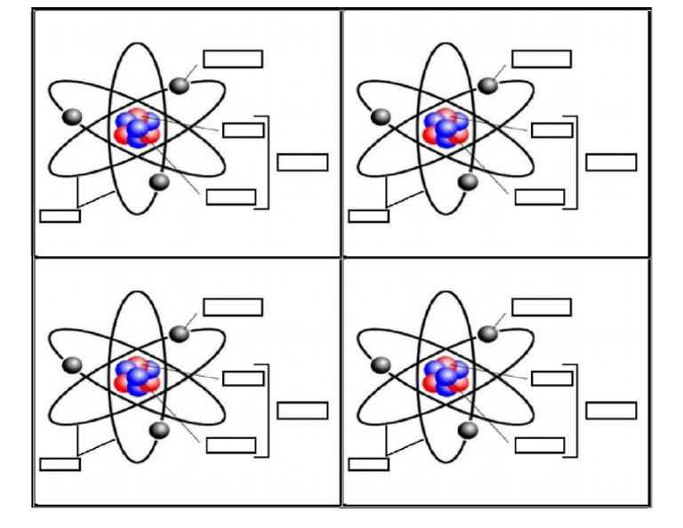 Modelo del atomo 4 alumnos x hoja | PDF
