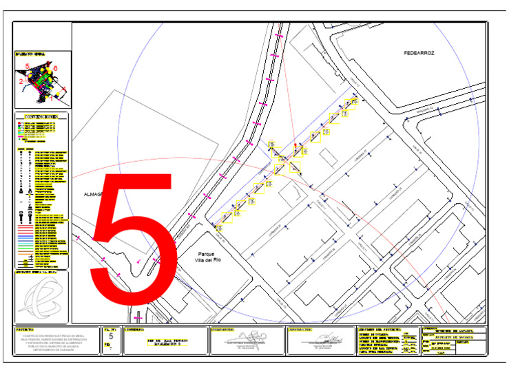 1.plano Electrico Ampliacion Redes Adicional FINAL-PLANO GENERAL 5 Firmado | PDF