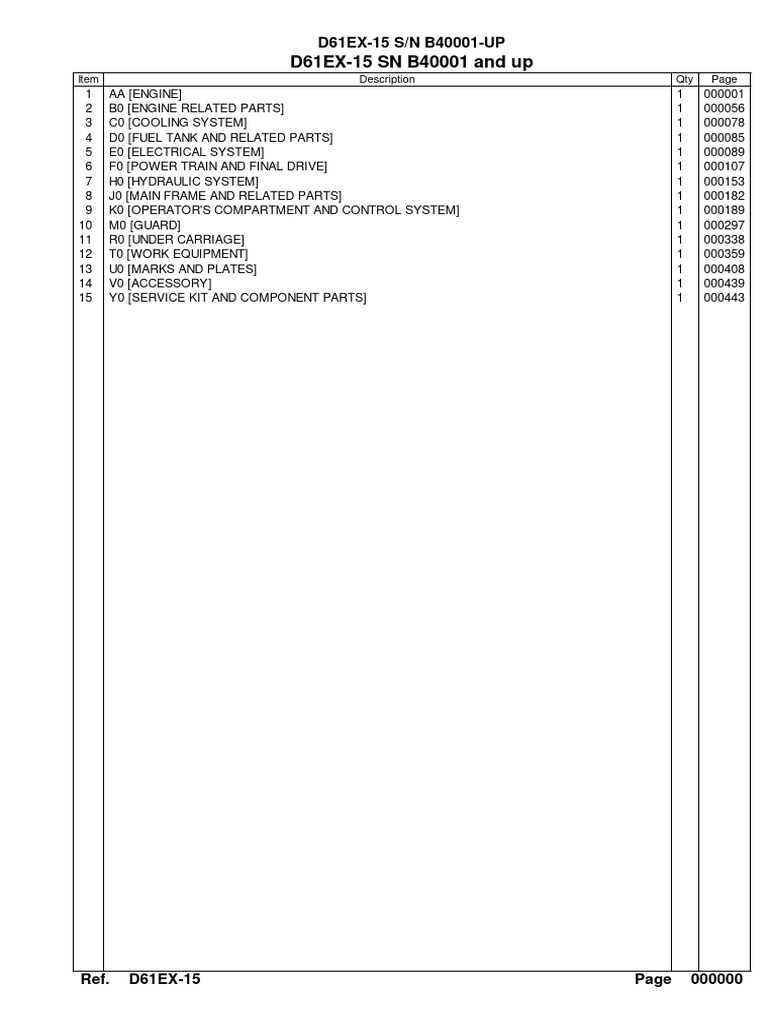 D61EX-15 SN B40001 and Up | PDF | Pump | Vehicle Technology