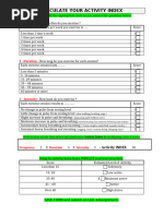 Godin Leisure-Time Exercise Questionnaire - 070815 | PDF