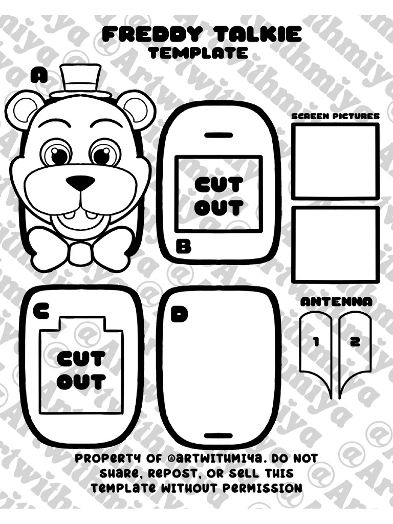 Freddy Talkie Template | PDF