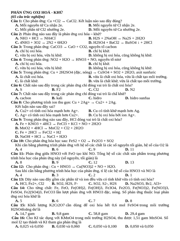 PHAN-UNG-OXI-HOA-KHU | PDF