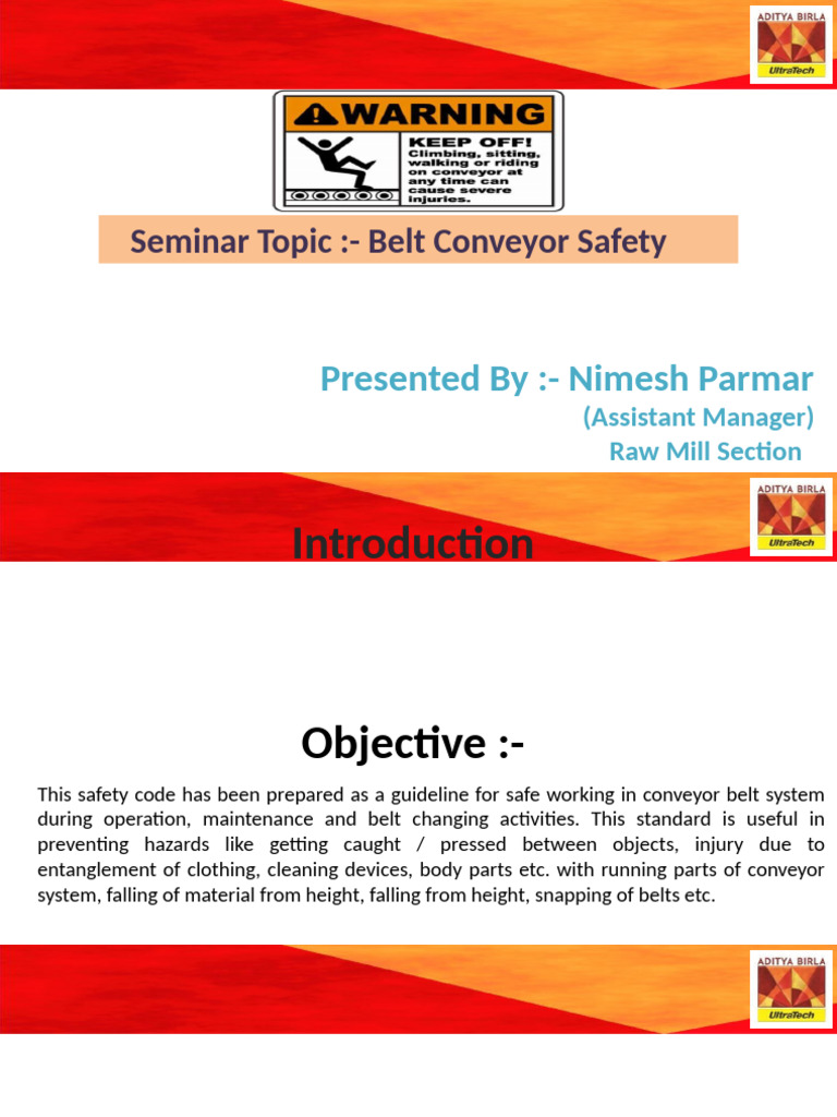 Belt Conveyor Safety Guidelines Pdf