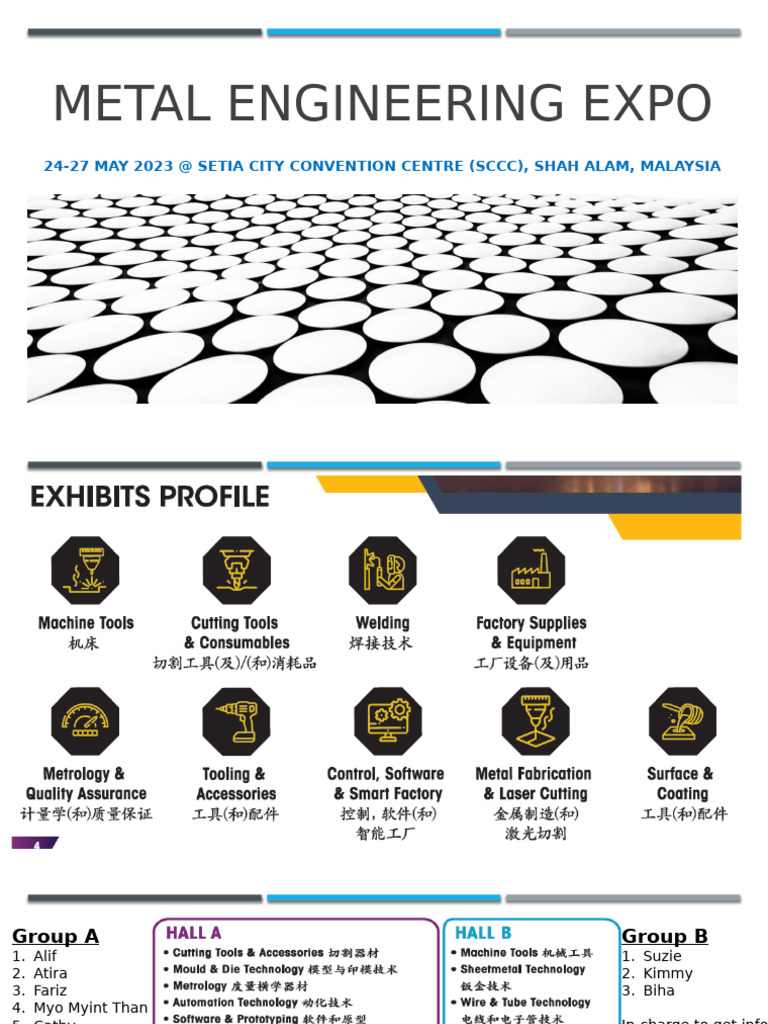 METAL ENGINEERING EXPO (1) | PDF | Forklift | Manufactured Goods