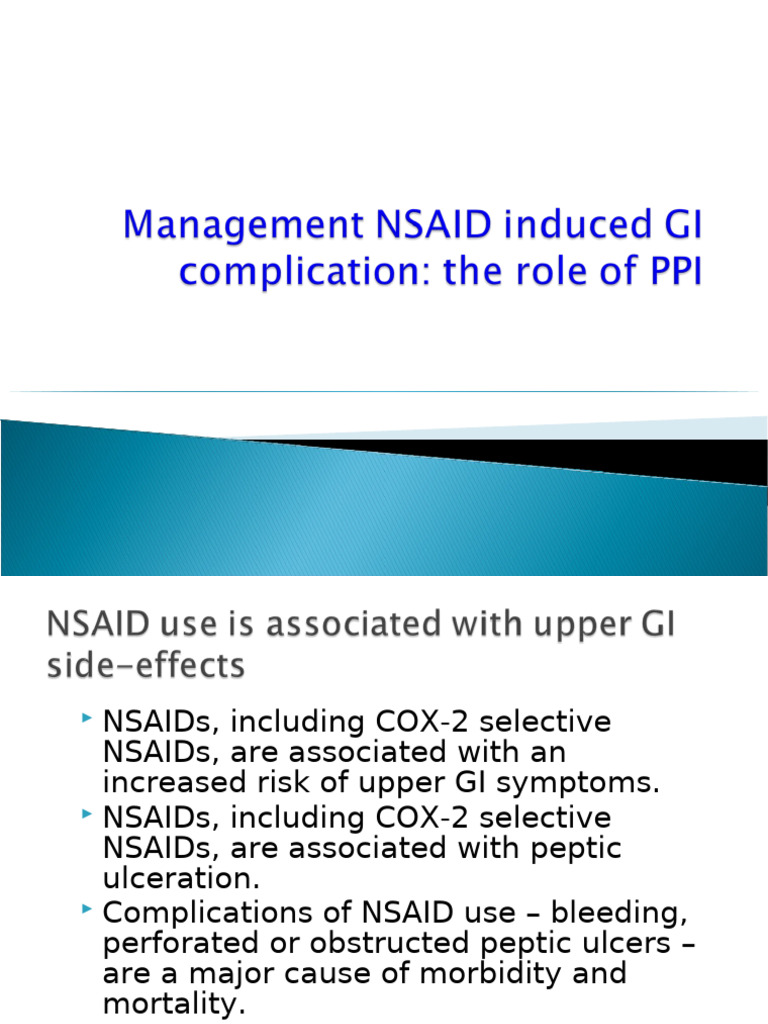 Selayang Pandang NSAID To PPI Fix | PDF | Nonsteroidal Anti ...