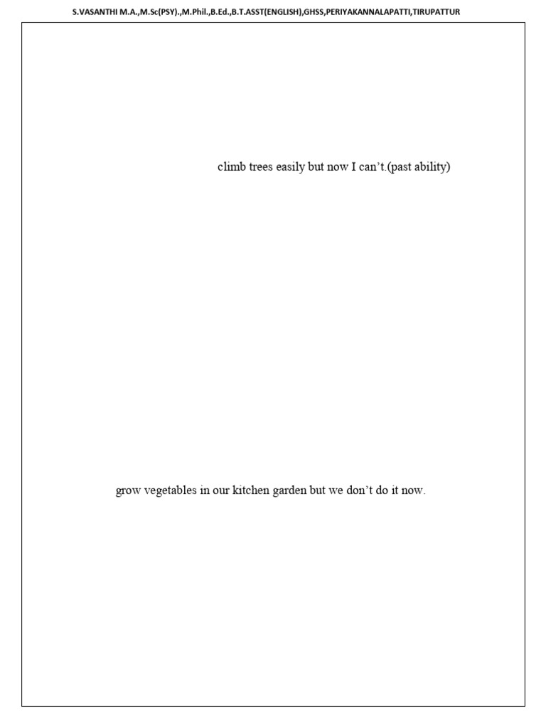 Bookback Grammar Onemarks Worksheet - X STD - Vasu | PDF | Linguistic Morphology | Syntax