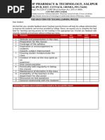 Instructions For Students-Mid Sem Feedback | PDF
