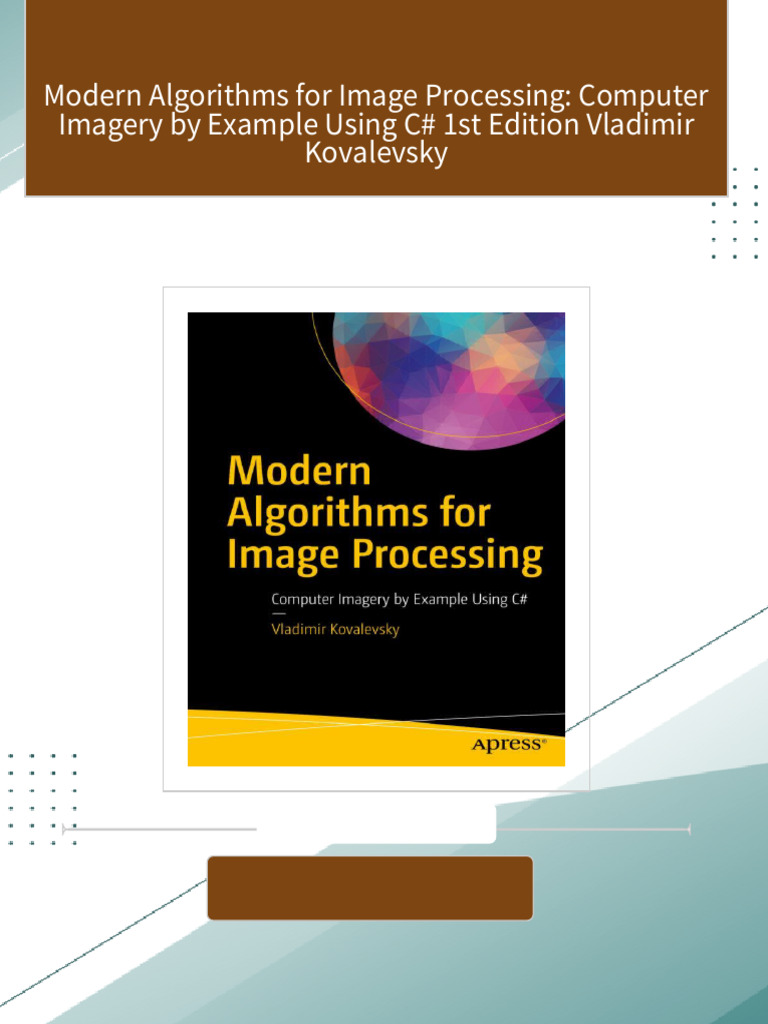 Instant ebooks textbook Modern Algorithms for Image Processing ... Instant ebooks textbook Modern Algorithms for Image Processing ...