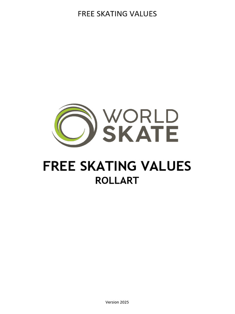 Free Skating Values 2025 Guide | PDF | Figure Skating | Skating