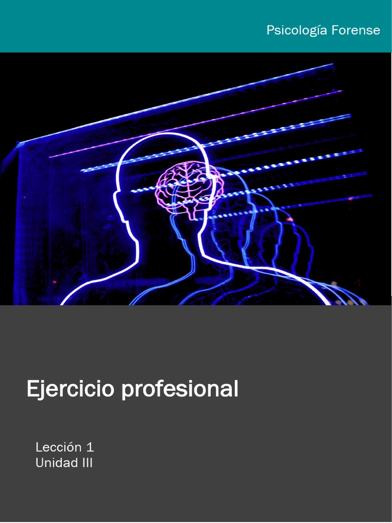 U3-1 Psicología+Forense | PDF | Testigo experto | Evidencia (ley)