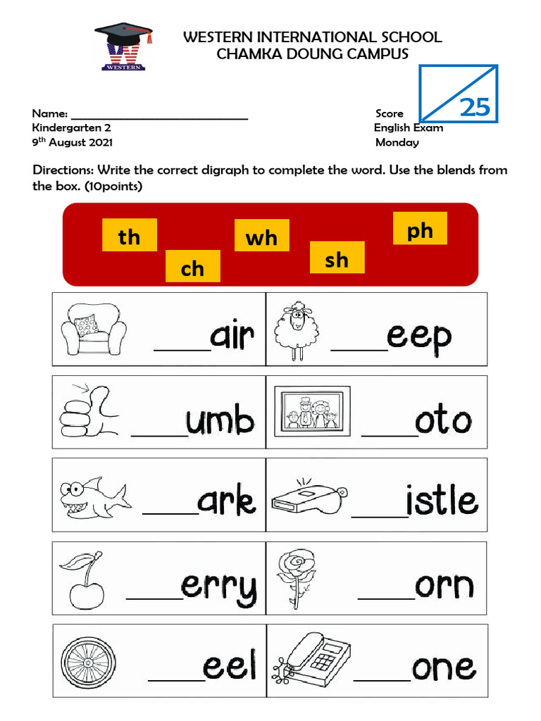 K2-ABC English Exam - Monday-Final | PDF