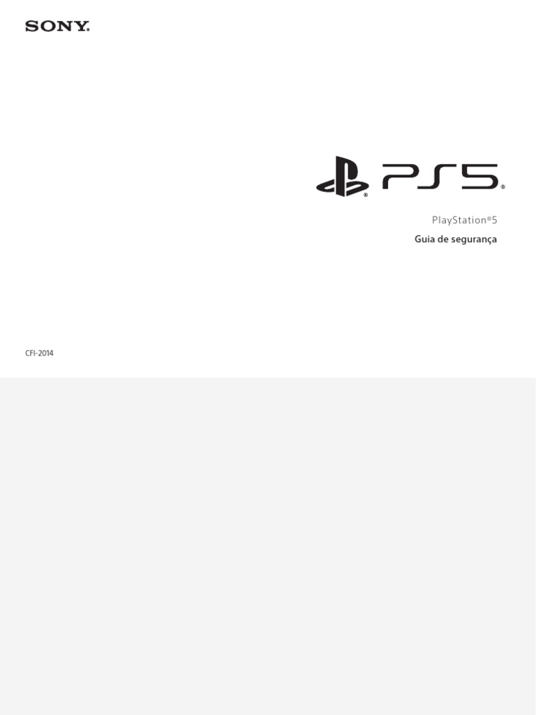 CFI-20XX-B30 PS5 Safety Guide Web$Pt-br | PDF | Disco de estado sólido | Rede de computadores