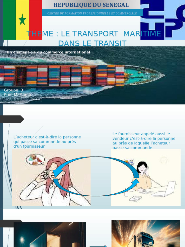 Le Transport Maritime Dans Le Transit | PDF