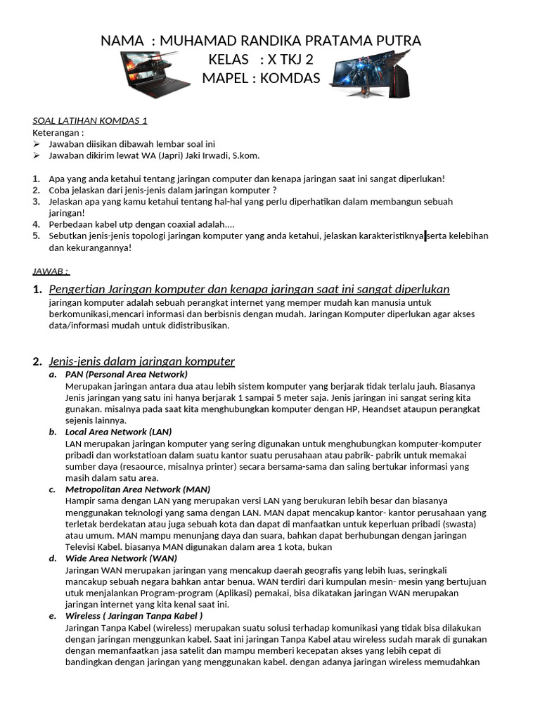 M RANDIKA (KOMDAS) | PDF