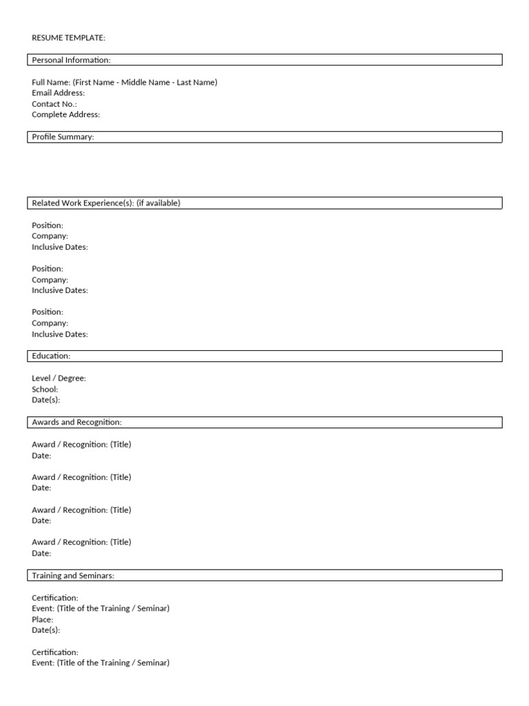 Hannah Mae Raña Andres - Resume-Template | PDF